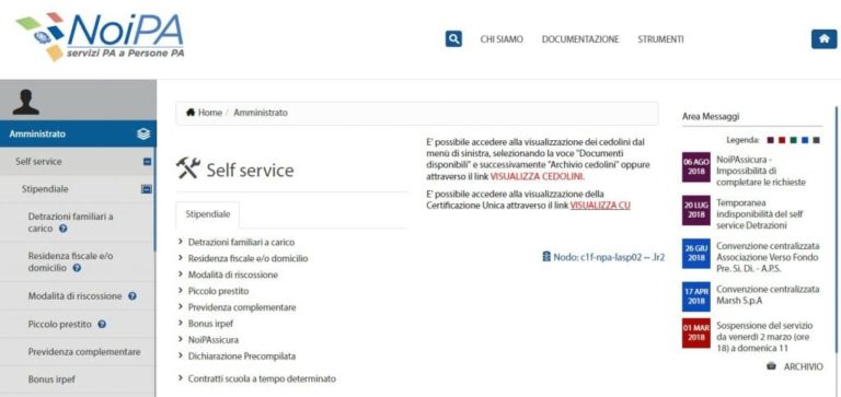 Cedolino NoiPA: login, accesso e consultazione - Agenda Digitale