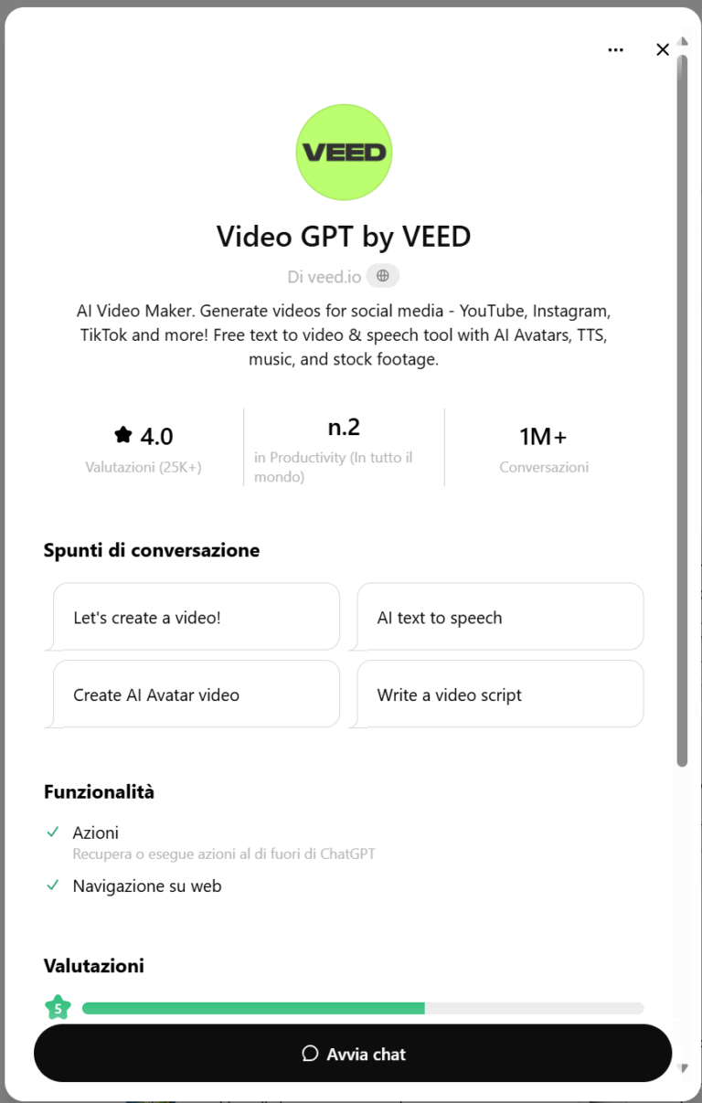 Video GPT di Veed: come creare video con l'AI di OpenAI - Agenda Digitale